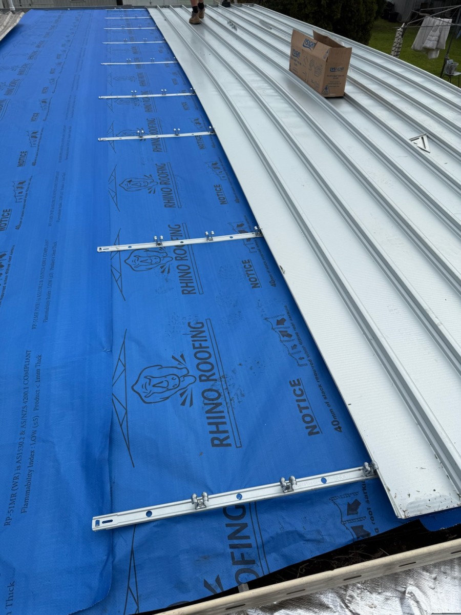 Flat Roof Upgrade in Glen Innes - Clip Lock Roofing for Low Pitch ...